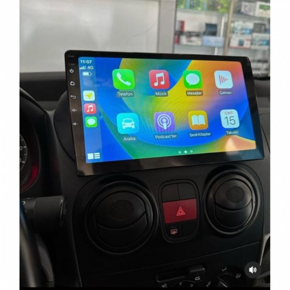 FİAT FİORİNO OEM ANDROİD MULTİMEDYA TEYP 2 RAM 32 HAFIZA CARPLAY AUTO GERİ GÖRÜŞ KAMERA HEDİYE ...