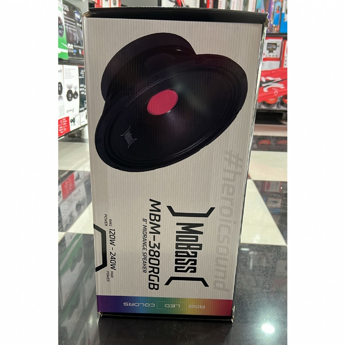 MOBASS MBM-380RGB 240W 120RMS 20CM IŞIKLI-LEDLİ MİDRANGE - Hoparlör ...