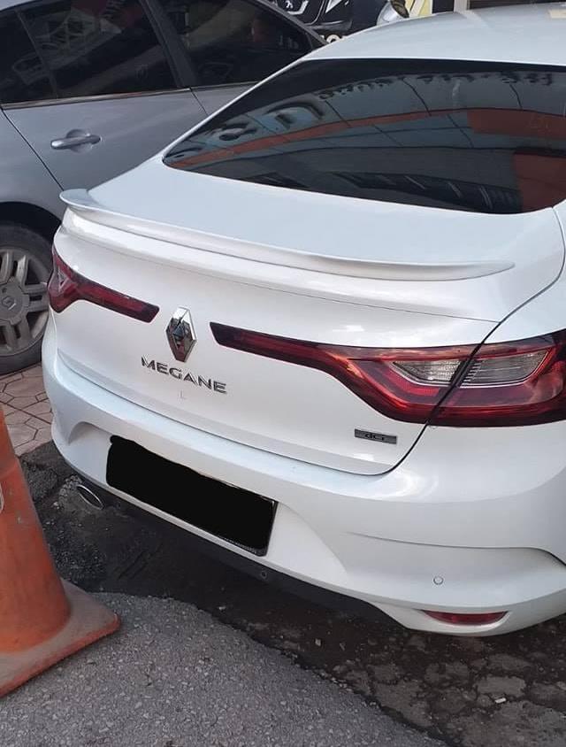 RENAULT MEGANE 4 YARASA BEYAZ SPOİLER - Spoiler & Kanat - enesotoaksesuar