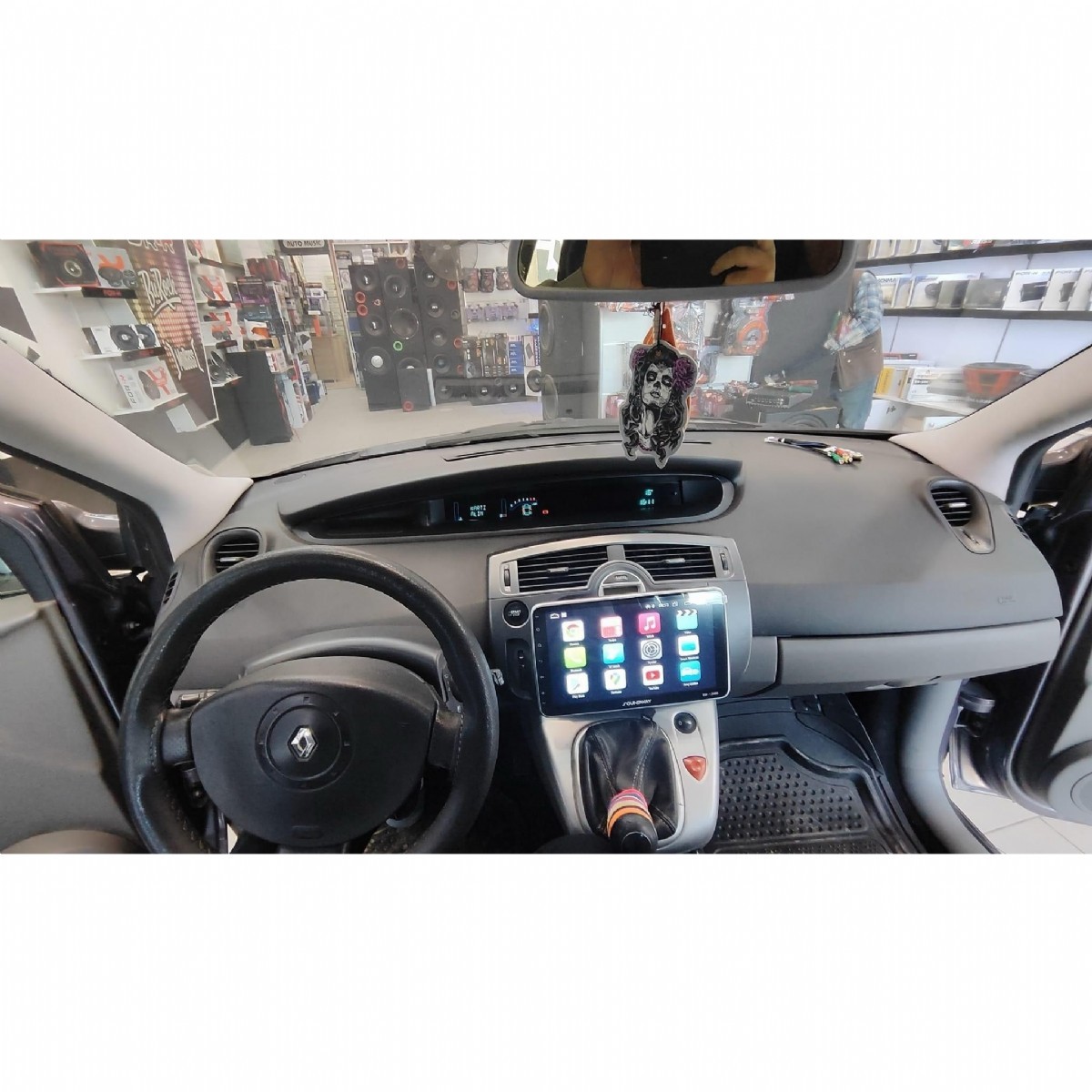 RENAULT SCENİC 10inç 360 DERECE DÖNEN ANDROİD EKRAN MULTİMEDYA 2 GB RAM ...